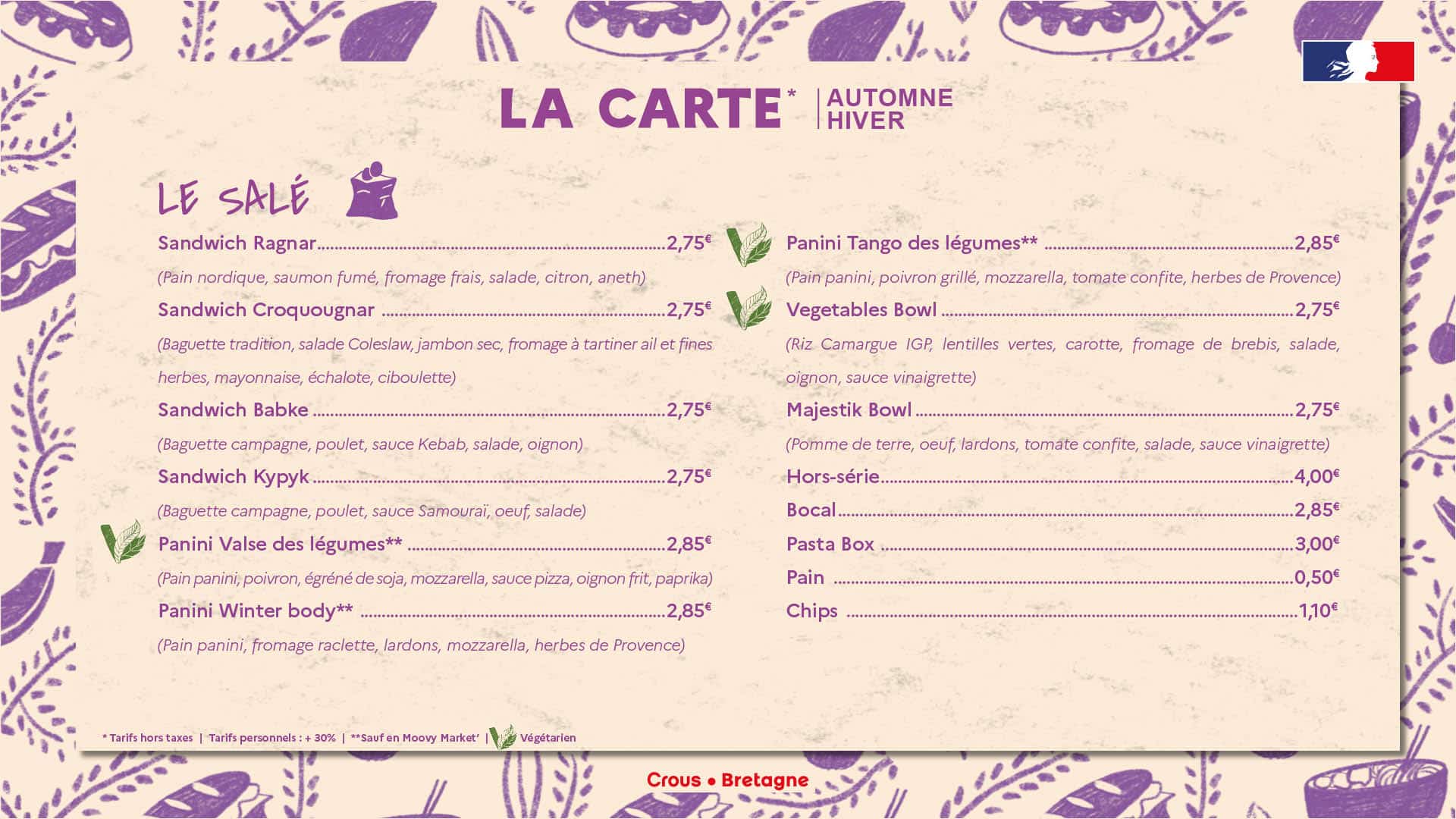 Qu'est-ce qu'on mange ? - Crous Rennes Bretagne